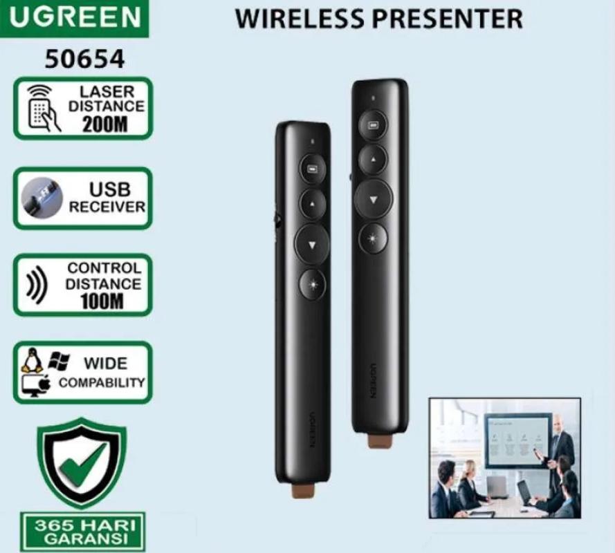 Jual Ugreen Ppt Wireless Laser Pointer Presentasi Power Point Windows ...