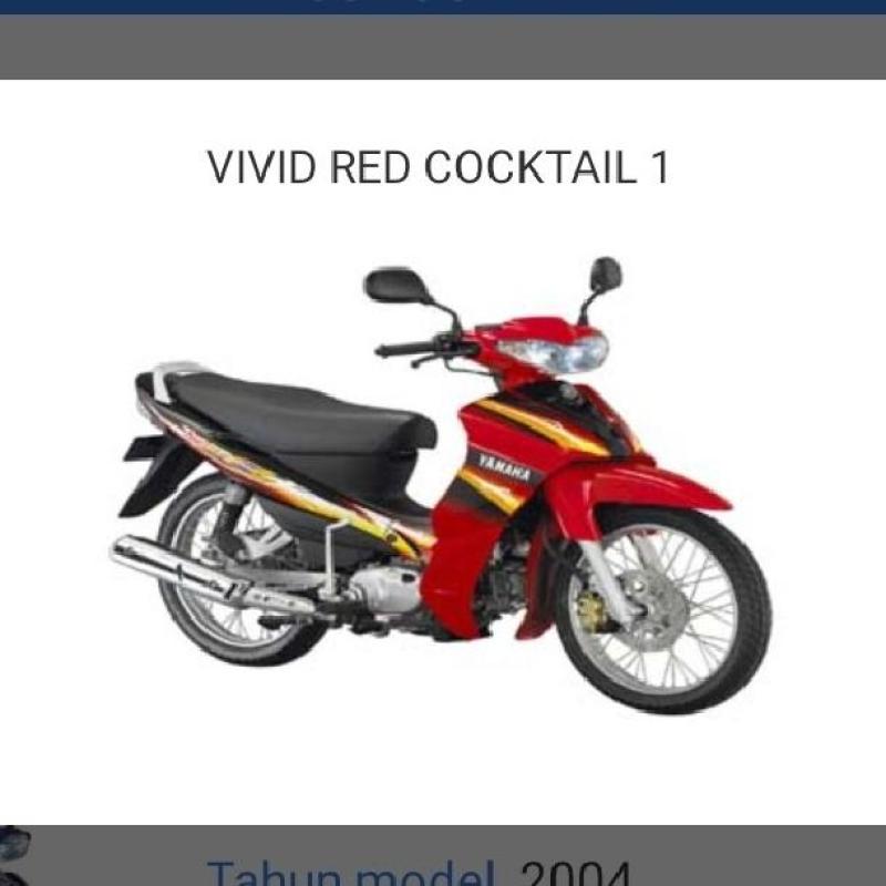 Jual Body Fullset Yamaha Jupiter Z Merah Hitam 2003 2004 Original Ygp ...