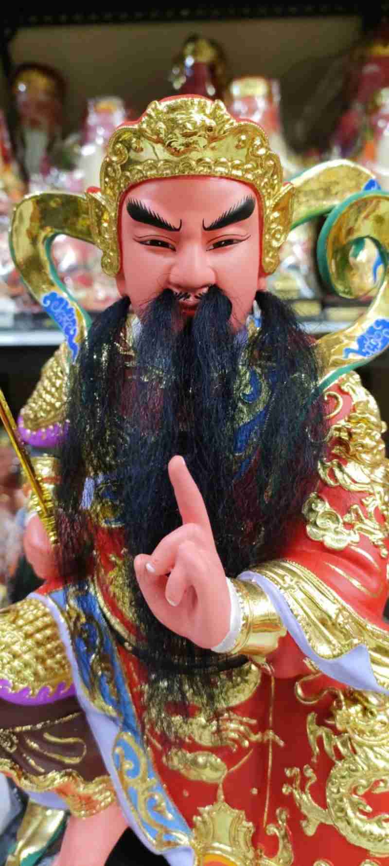 Promo patung hian tian shang ti / siong te kong - 12 inch - kayu - 3 ...