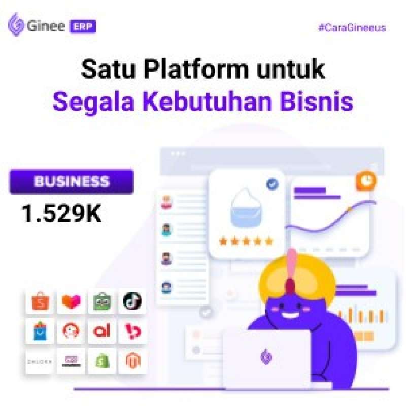 Jual Ginee ERP Omnichannel Business 1 Tahun di Seller Genie Official ...