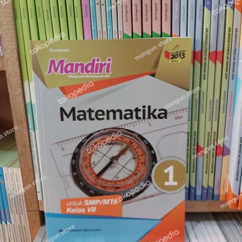 Jual Mandiri Matematika Smp Kelas Vii. 7 K13 Revisi Di Seller Ken Book ...