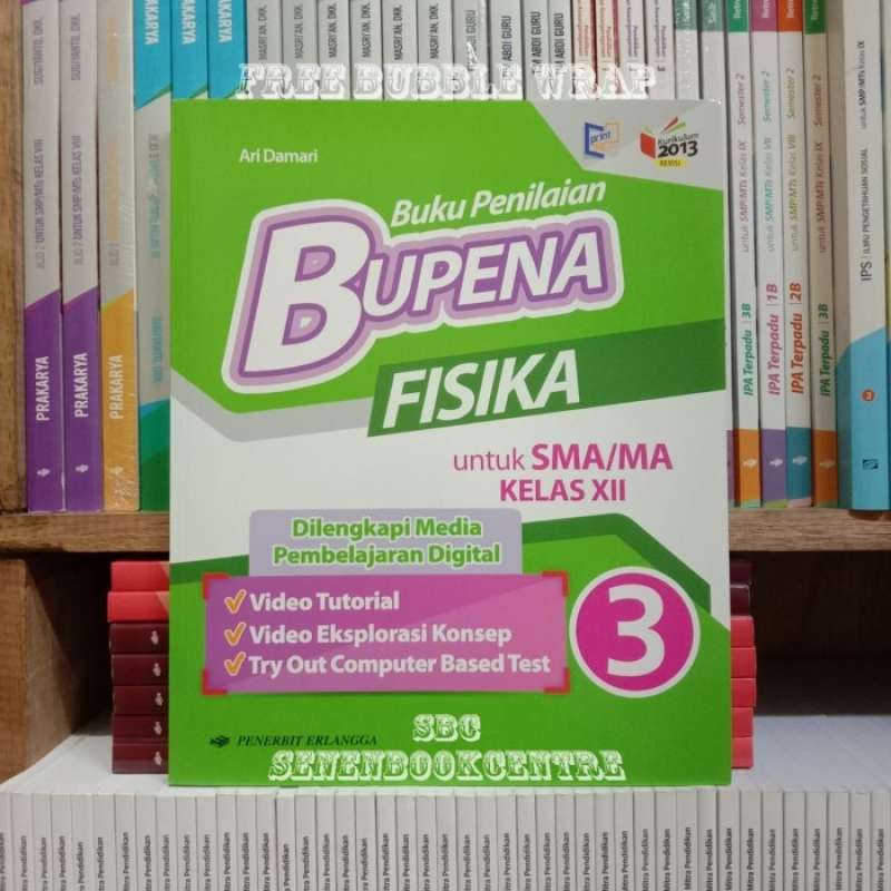 Jual Buku Bupena Fisika Kelas 3/xii 12 Sma K13 Revisi Erlangga Di Seller Ken Book - Jati Padang ...