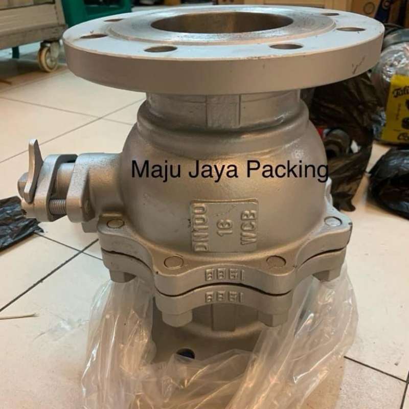 Jual Ball valve WCB PN 16 / Ball valve cast iron flange PN16 8 inch di ...
