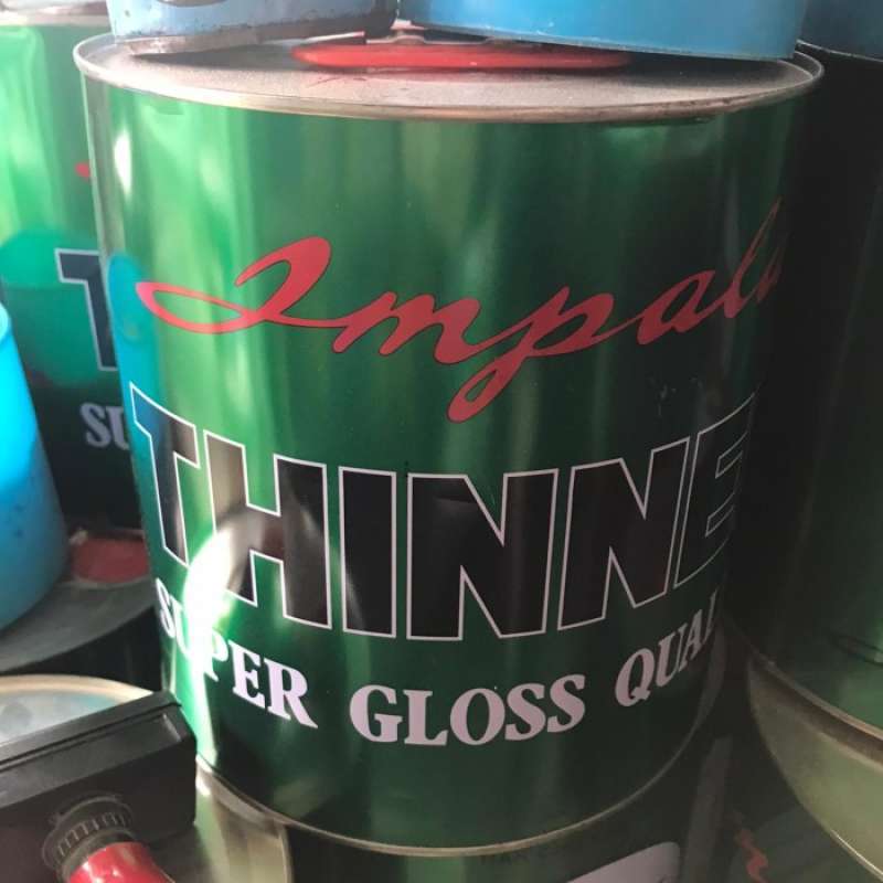 Promo thinner impala pengencer cat tinner tiner kaleng minyak 5 kg ...