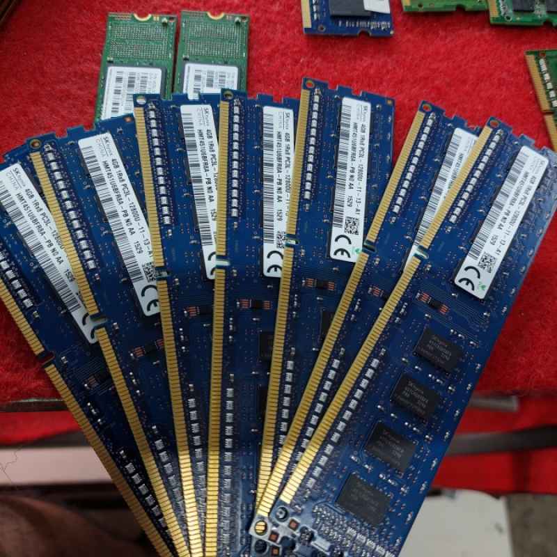Promo memory ram pc 4GB DDR3 1Rx8 PC3L 12800U For Pc Komputer Diskon 23 ...