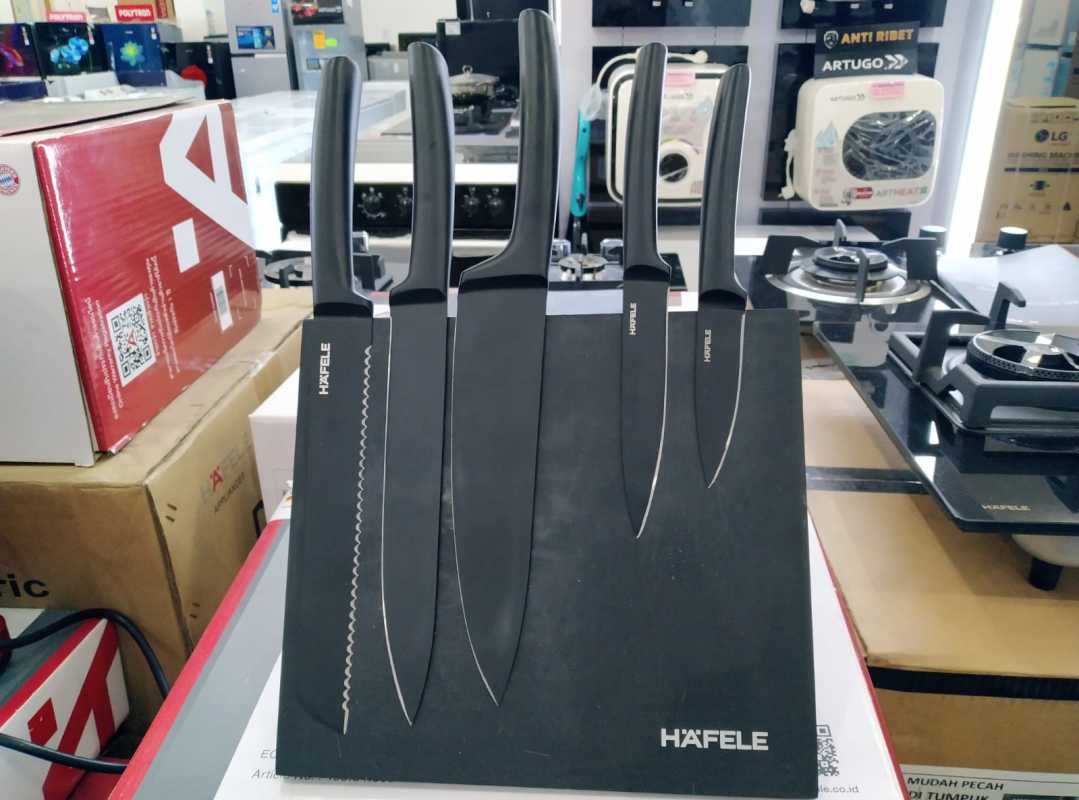 Jual Hafele Kitchen Magnetic Stand Knife Set Premium Di Seller Semeru ...