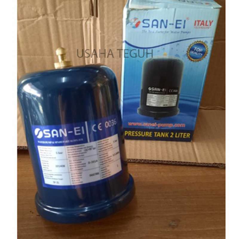 Jual SAN-EI 2L Tabung Tangki Angin Pompa Air Otomatis Besi 2 Liter di ...