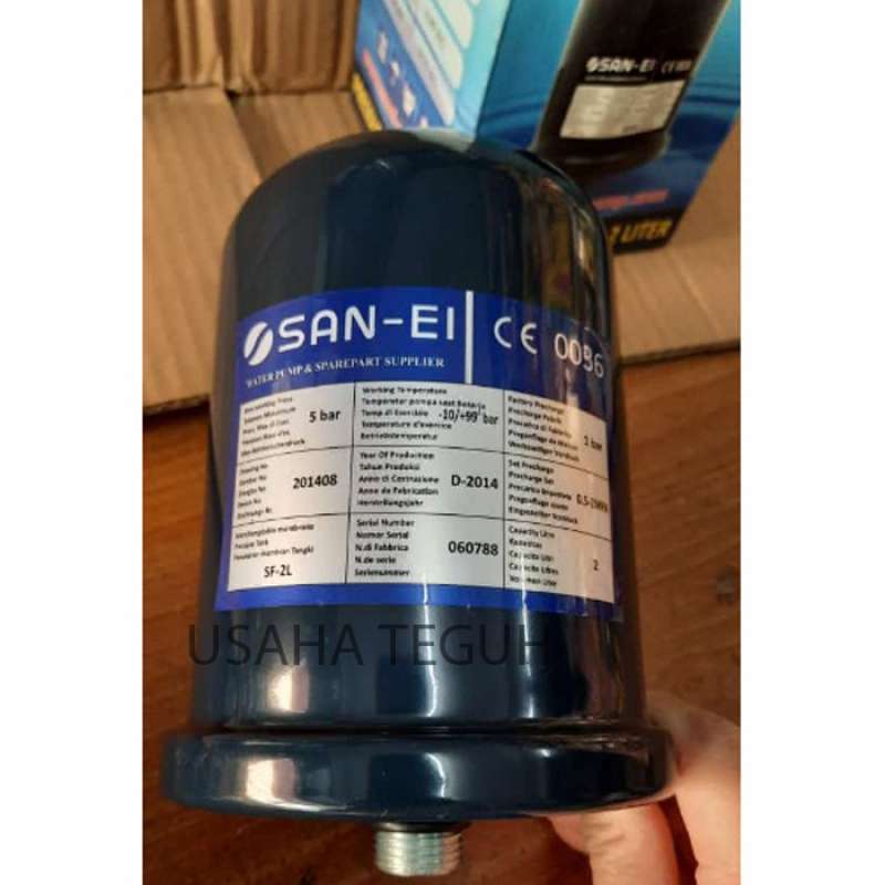 Jual SAN-EI 2L Tabung Tangki Angin Pompa Air Otomatis Besi 2 Liter di ...