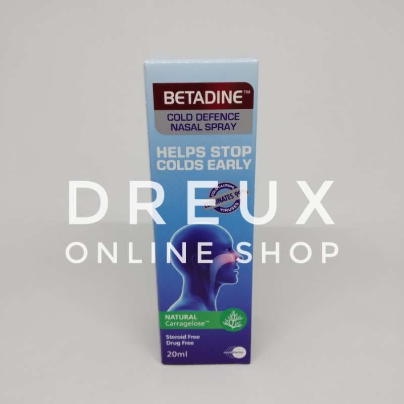Promo [IMPORT] BETADINE Cold Defence Nasal Spray Made In Europe 20ml ...
