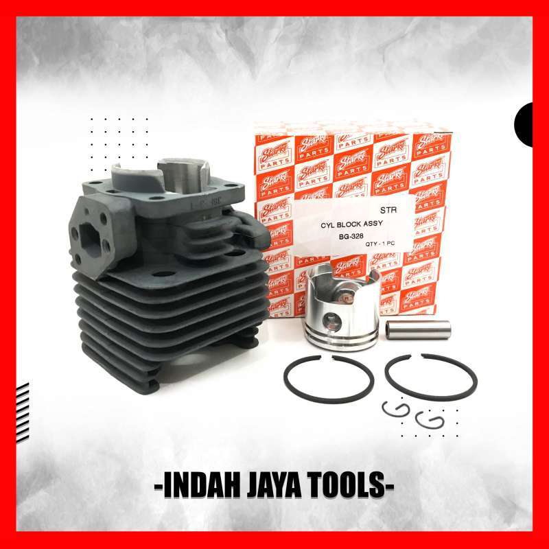 Jual CYLINDER BLOCK SET 328 Mesin Potong Rumput Gendong 2 Tak Boring Seher di Seller Indah Jaya ...