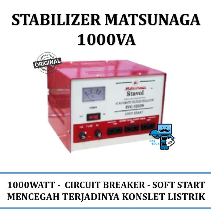 Promo Stabilizer Matsunaga 1000va Pc Stabilizer Diskon 23% Di Seller ...
