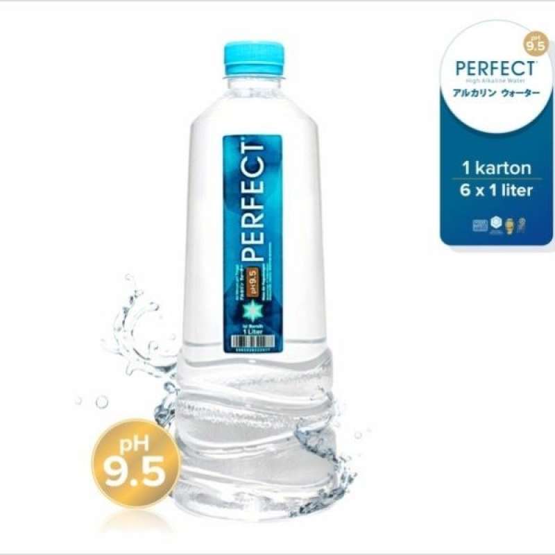 Promo Air Mineral Water Perfect Alkaline Ph9.5 Botol Pet - 1000 Ml ...
