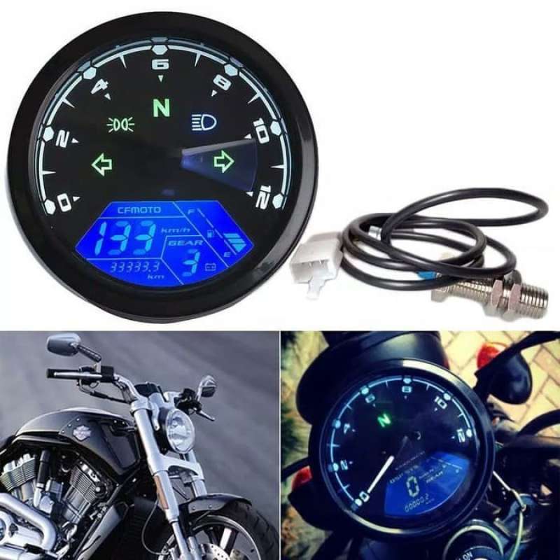 Promo Tachometer Speedometer Babon Odometer Digital Full Fitur Motor ...