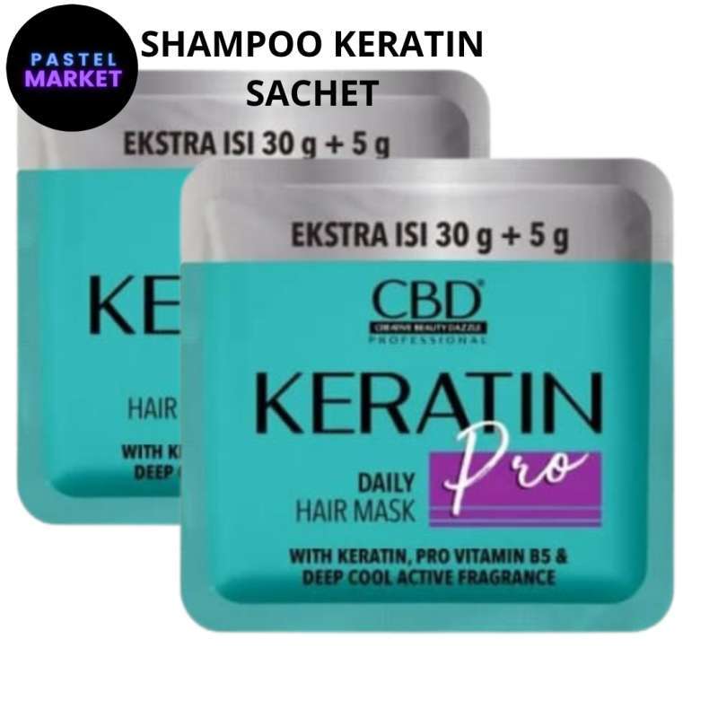 Jual Pastel Market Shampo Keratin Pro Cbd Rambut Anti Rontok Ketombe ...