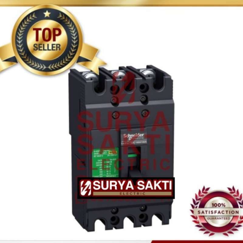 Promo SCHNEIDER EasyPact MCCB EZC100H 60A / 60 A 3P 30KA MCCB ezc ...