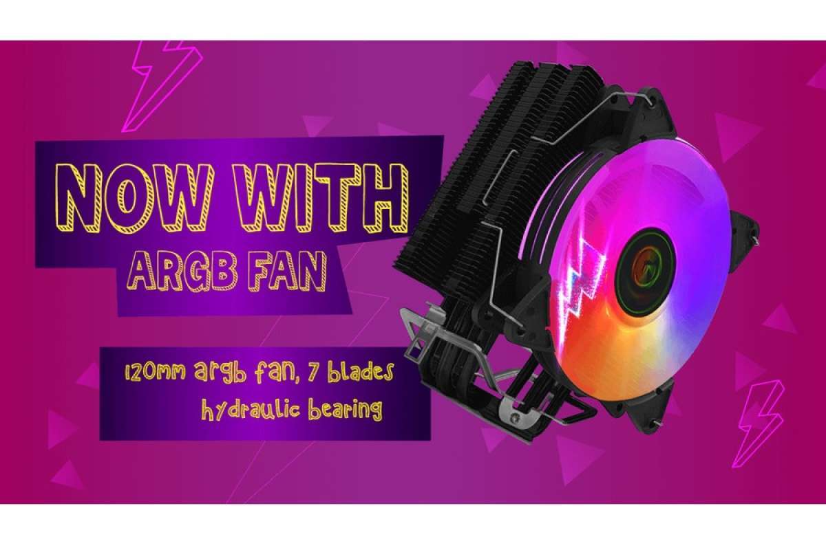 Jual Cube Gaming Storm V2 Black - Single Fan 12cm Argb - Universal ...