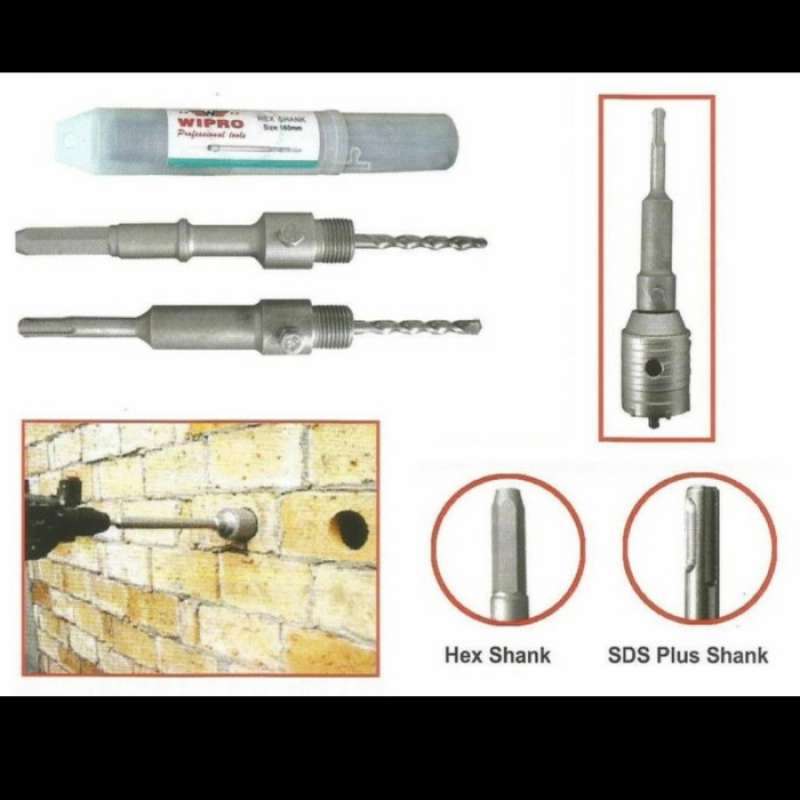 Promo Hollow Drill Core Bit Tct Size Dia 90mm Wipro Diskon 23% Di ...