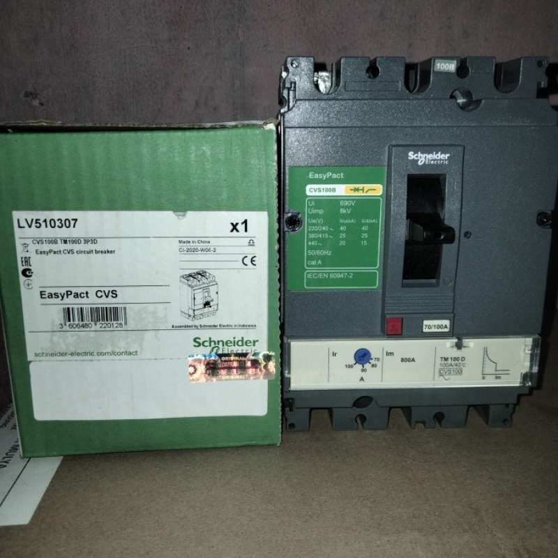 Promo MCCB CVS LV510307 3PAS 100A Diskon 23% di Seller Listrica Store ...
