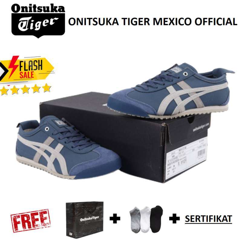 Promo Sepatu Onitsuka Tiger Mexico 66 Leather Dark Blue Made In ...