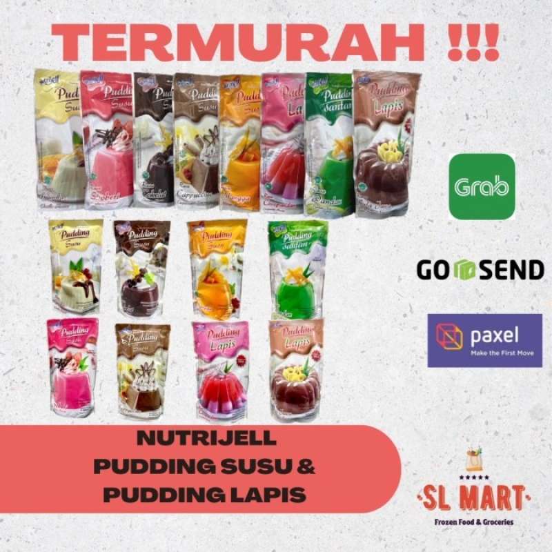 Jual Nutrijell Pudding Susu / Puding Santan / Puding Lapis All Variant ...