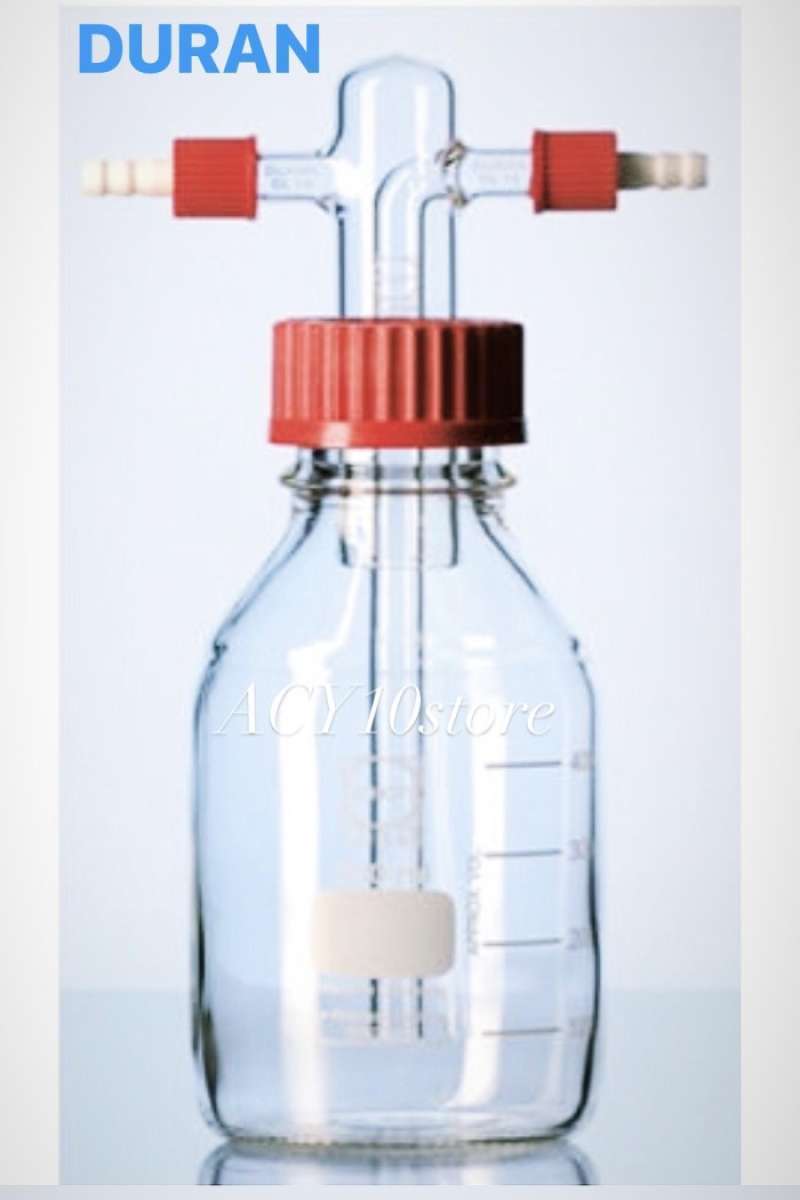 Promo DURAN Gas Washing Bottle, without Filter Disk, 500 ml Diskon 23% di Seller Faziya Store ...