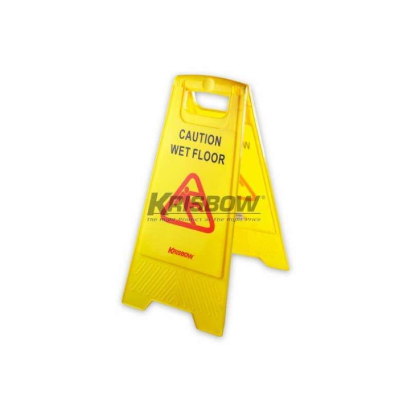 Promo Papan peringatan lantai licin caution wet floor sign originall ...