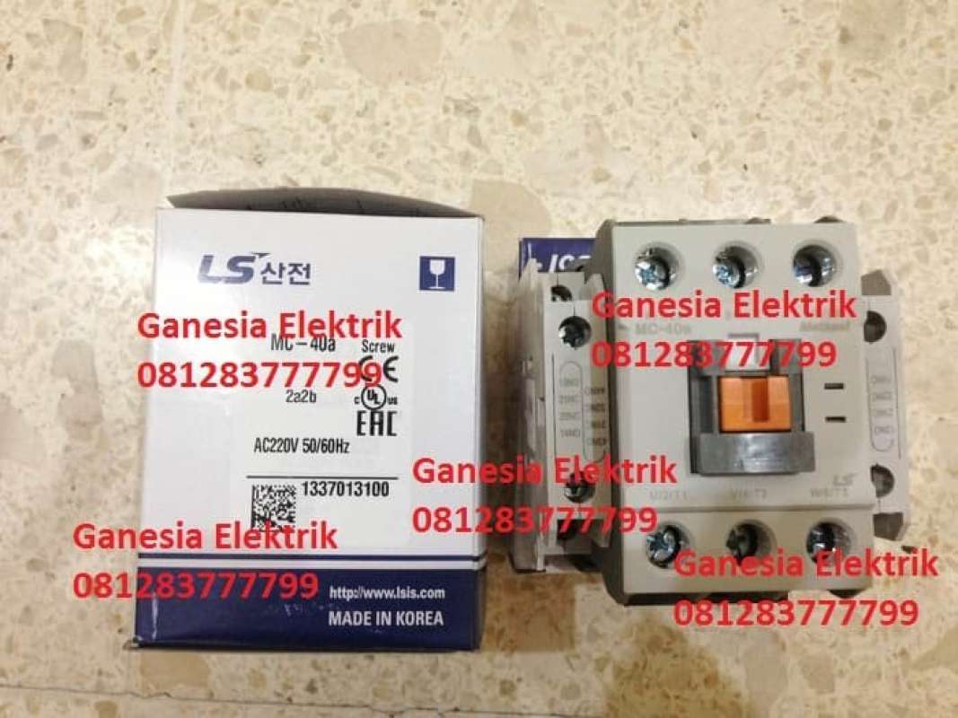 Promo Ls Metasol Kontaktor / Contactor Mc-40a 15kw 3p 220vac Diskon 23% Di Seller Listrica Store ...