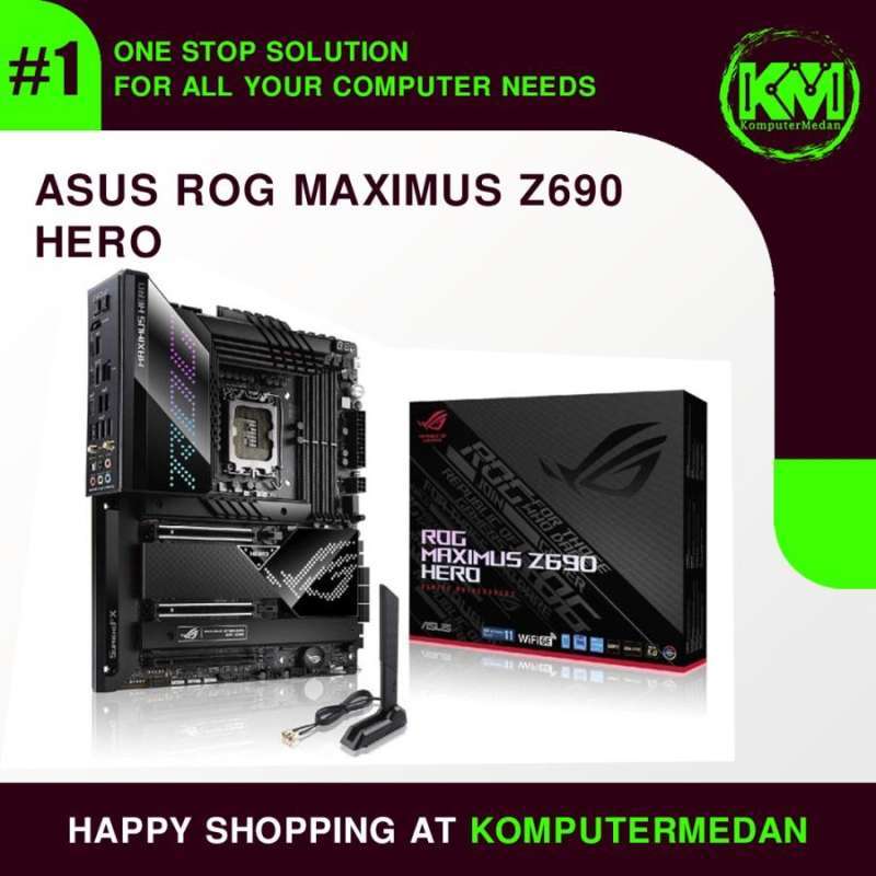 Jual Motherboard Asus Rog Maximus Z690 Hero Wifi - Intel Lga1700 Di ...