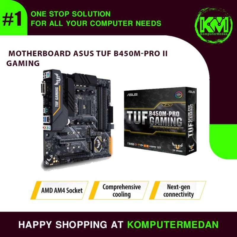 Jual Motherboard Asus Tuf B450m-pro Ii Gaming Di Seller Komputermedan ...