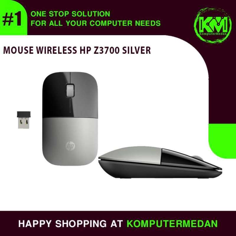Jual Mouse Wireless HP Z3700 Silver Mouse Compact 2.4GHz di Seller ...