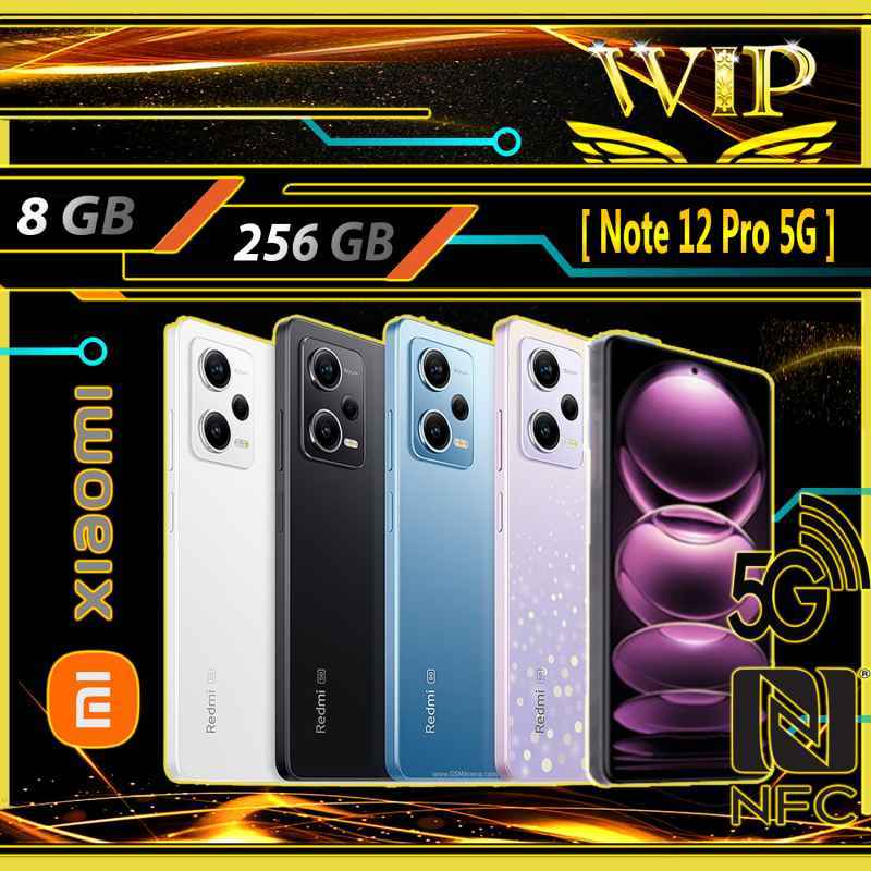 Promo Xiaomi Redmi Note 12 Pro 5G 8/256 RAM 8GB ROM 256GB Garansi Resmi ...