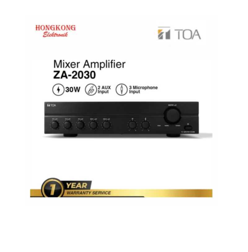 Jual TOA Mixer Amplifier ZA-2030 di Seller Hongkong Elektronik ...