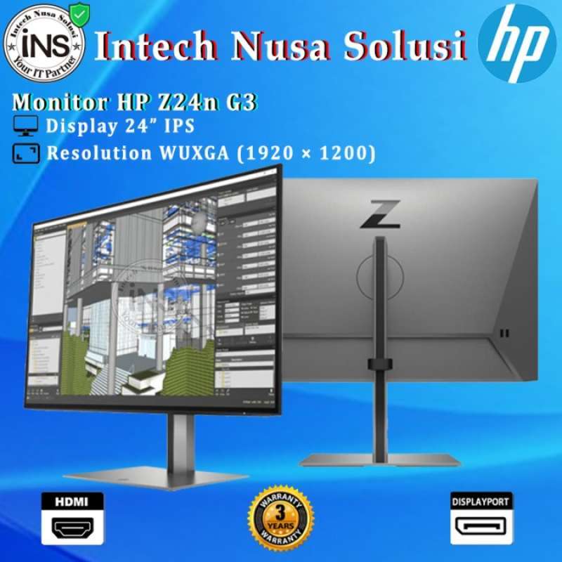 Promo Monitor HP Z24n G3 24 inch IPS HDMI DP 3 Year Diskon 23% di ...