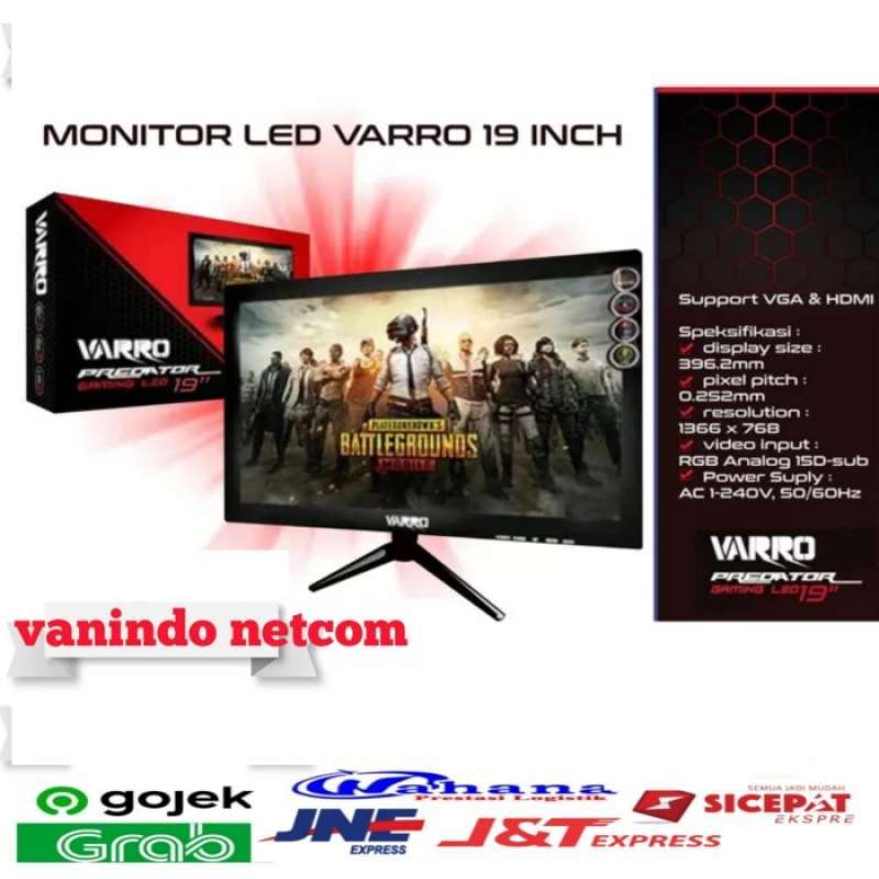 Promo Monitor LED Varro 19inch / LED 19 Varro predator garansi 1 tahun ...