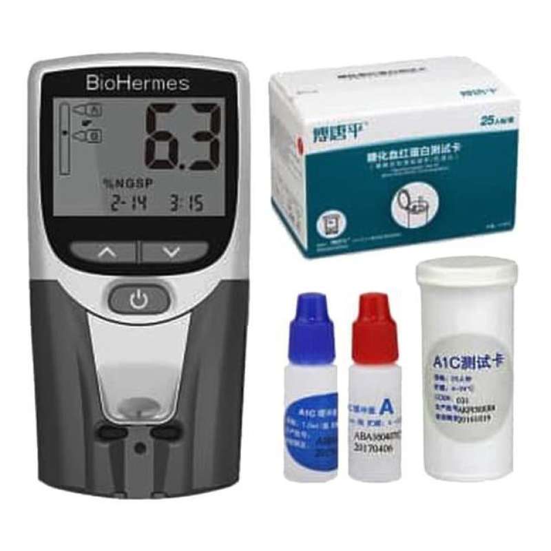 Promo Biohermes Alat Ukur Hba1c + 1 Box Strip isi 25 Diskon 23% di ...