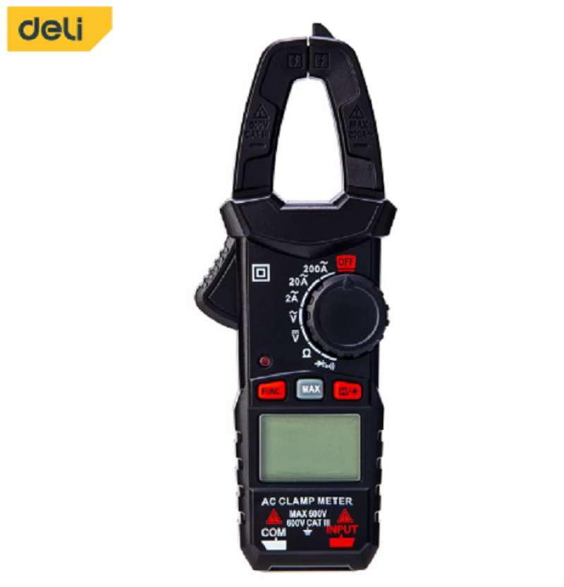 Jual Alat Ukur Arus Listrik3 1/2CATIII600V/Deli Clamp-on ...