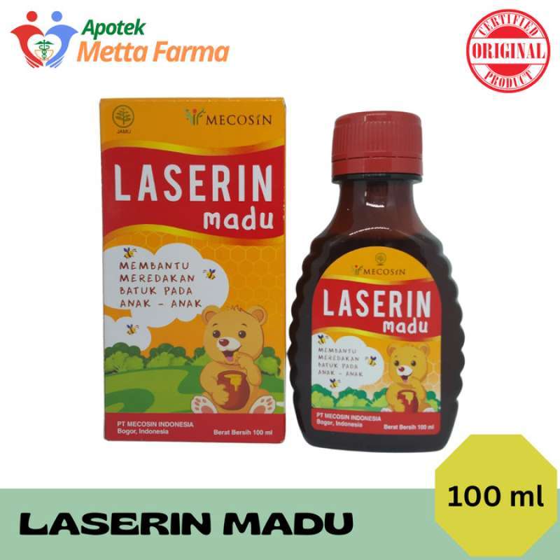 Jual Laserin Madu Syrup 100ml / Obat Batuk di Seller Apotek Metta Farma ...