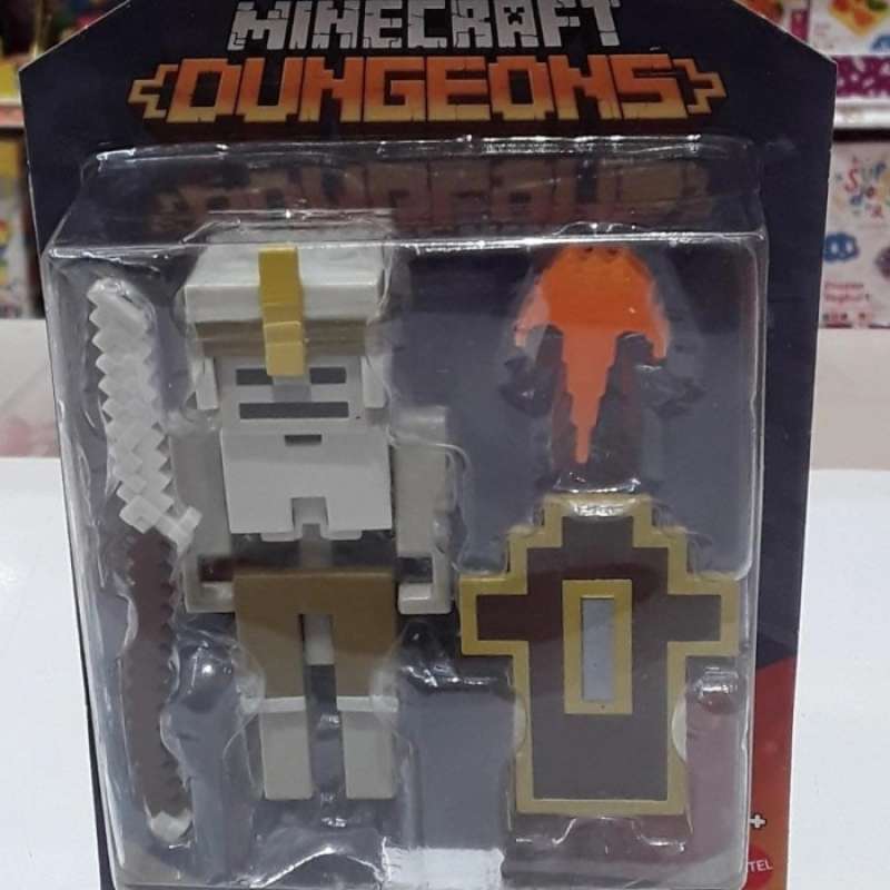Promo Figure Minecraft Dungeon Skeleton Vanguard Original Mattel Mojang ...