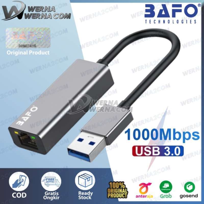 Promo BAFO USB 3.0 TO GIGABIT LAN BF-B330 ORIGINAL Diskon 23% di Seller ...