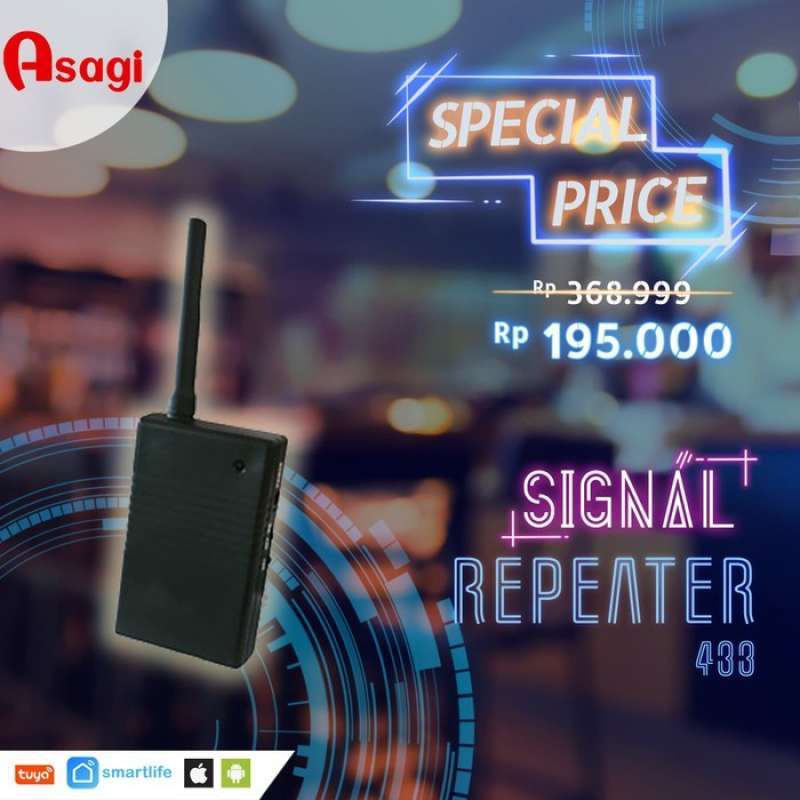 Promo Asagi Signal Repeater for Asagi Wireless Alarm System Diskon 23% di Seller Tikno Store ...