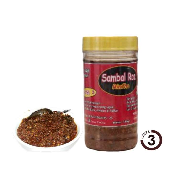 Jual Sambal Roa Pedas (Level 3) RINCHA Khas Sulawesi 180 gram di Seller ...