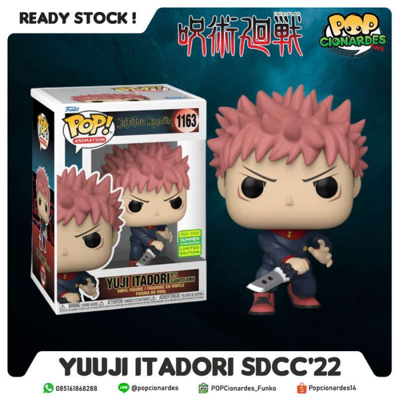 Promo Funko POP Jujutsu Kaisen -Yuji Itadori with Slaughter Demon SDCC ...