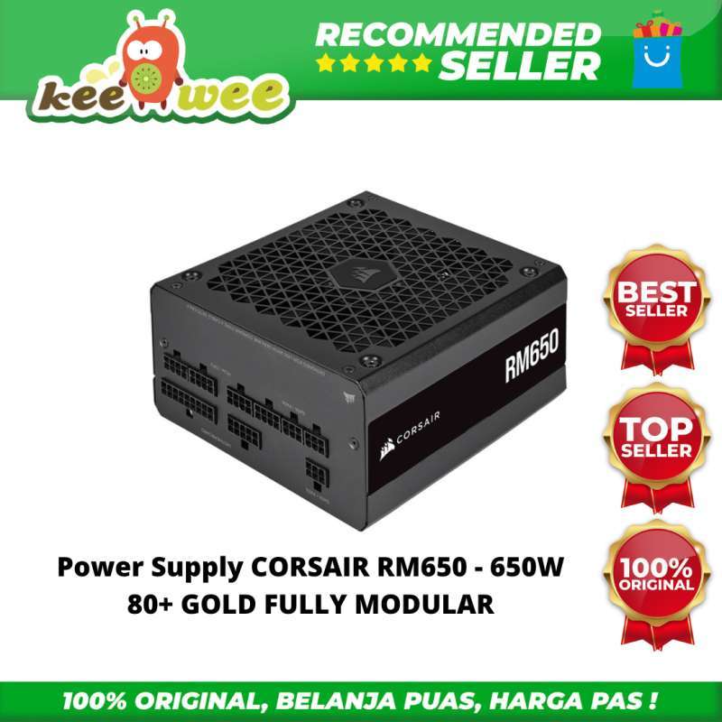 Jual Power Supply CORSAIR RM650 - 650W 80+ GOLD FULLY MODULAR di Seller ...