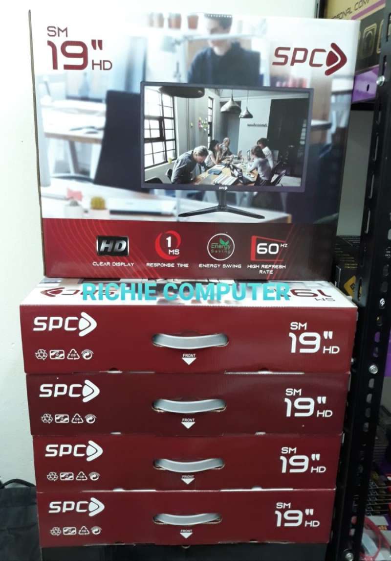 Promo LED LCD Monitor SPC 19 Inch SM-19 / W-190S HD HDMI / VGA Diskon 23% di Seller Tikno Store ...