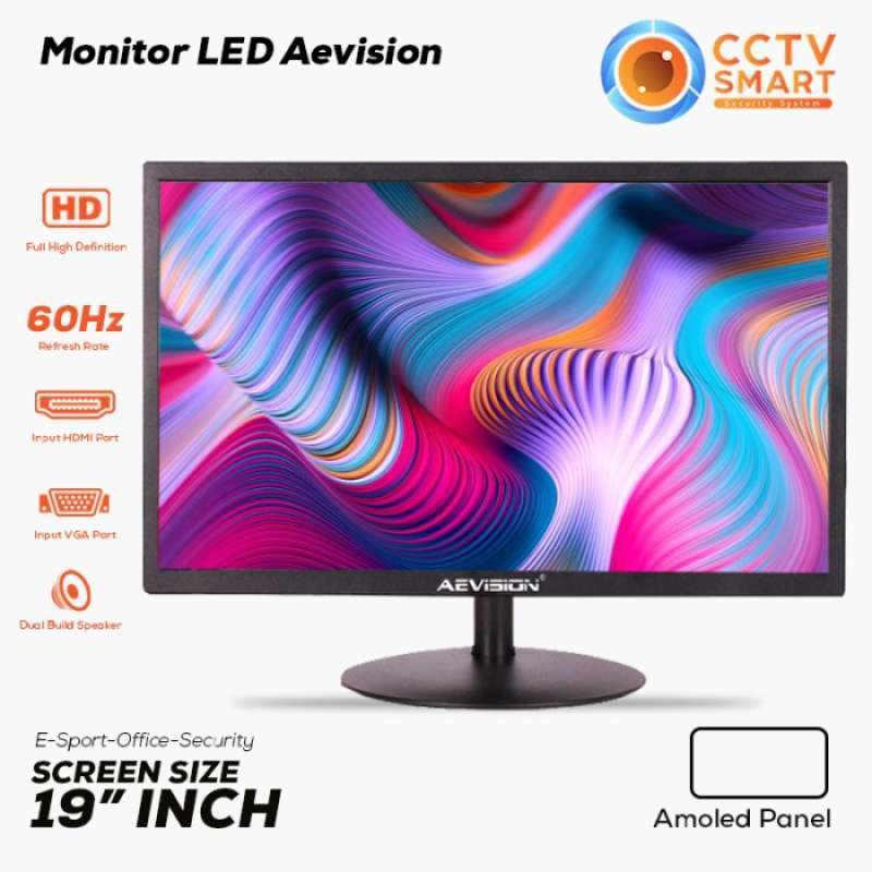 Promo Monitor Led 19 Aevision 19 Inch Layar Monitor Pc Ae-led Diskon 23 ...