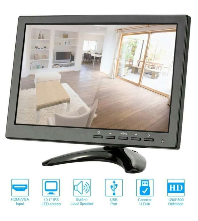 Promo Mini LED Monitor 10 inch (Input : HDMI, VGA, BNC, RCA) Diskon 23% ...