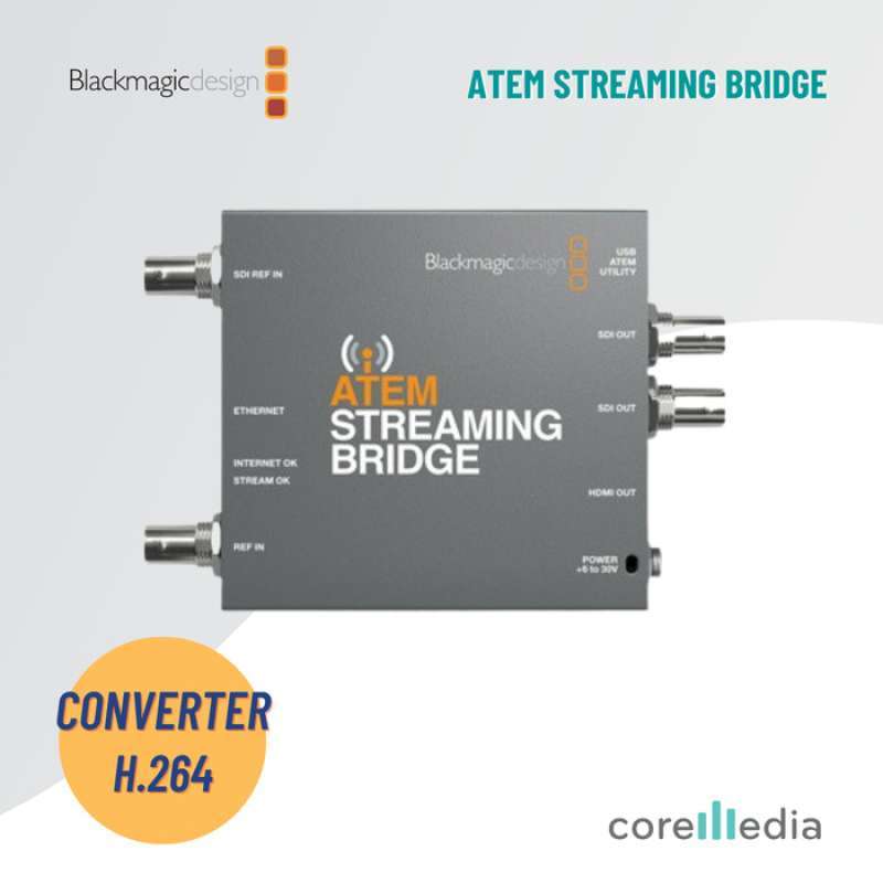 Promo Blackmagic Design ATEM Streaming Bridge Converter H.264 to SDI ...