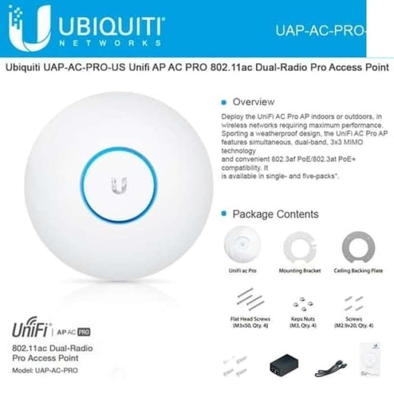 Promo Ubiquiti UBNT Unifi AP AC PRO - UAP-AC-PRO - Multivariasi ...