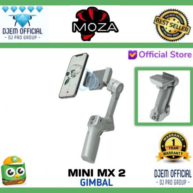 Promo MOZA MINI MX2 3-Axis AI Gimbal Stabilizer HP Actioncam MX 2 Anti ...