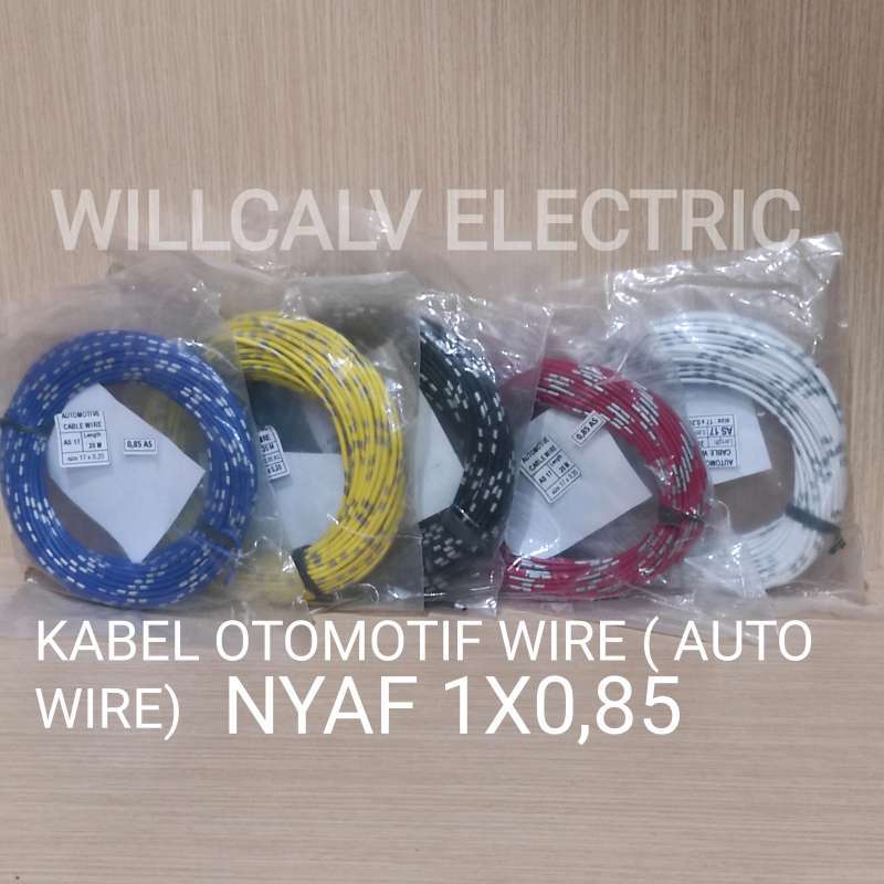 Jual Kabel Otomotif Wire Bintik 1x0,85 Mm 20 Meter Full Tembaga / Ksbel ...
